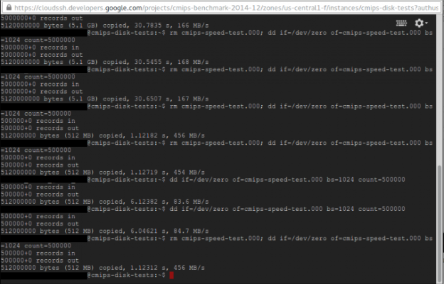 Benchmarking Google Cloud Compute Engine | CMIPS