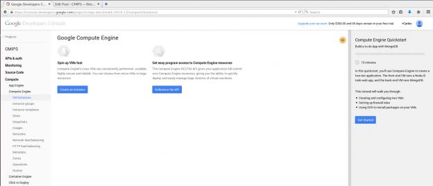 Benchmarking Google Cloud Compute Engine | CMIPS